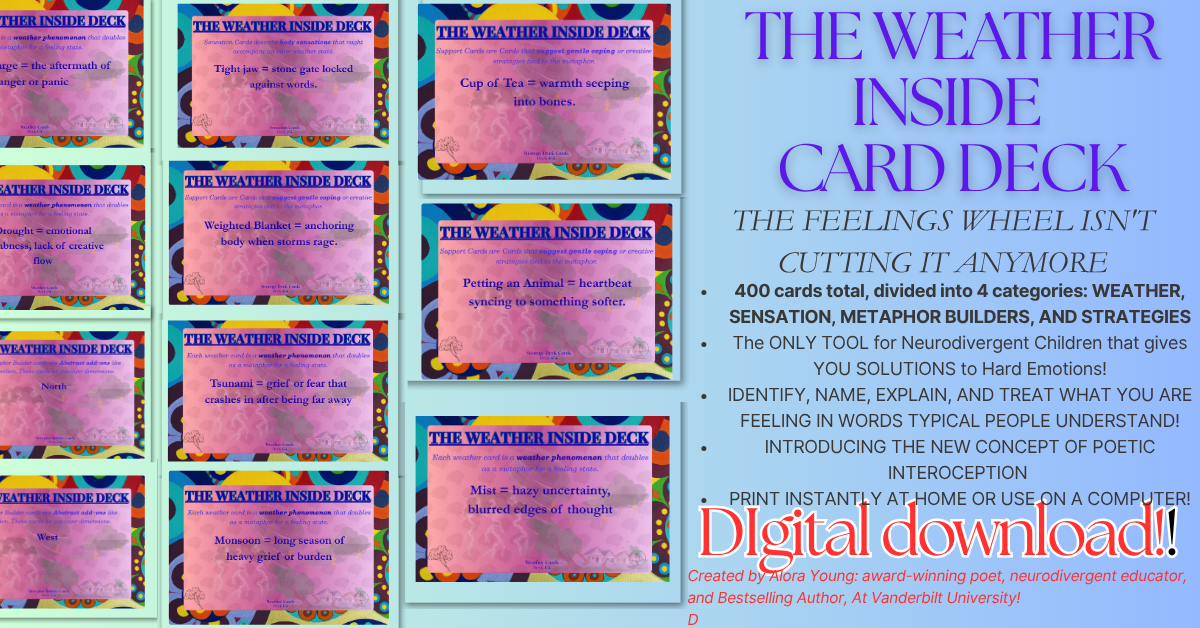 Weather Inside Poetic Interoception Cards(DIGITAL DOWNLOAD) – NeuroScouts